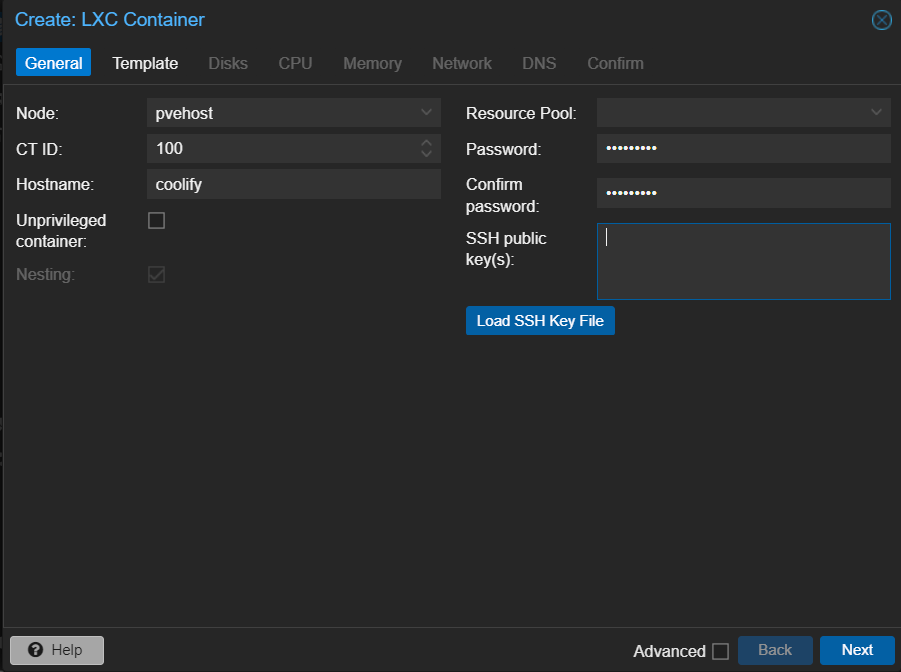Setting Up Coolify In Proxmox :: Capone's blog